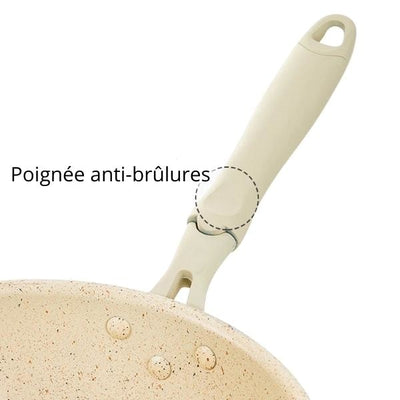 Casserole Wok Aluminium Induction - Poele à frire Haute Qualité