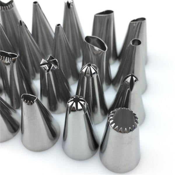Assortiment Douille Patisserie Inox - 24 Pièces
