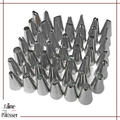 Assortiment Douille Pâtisserie Inox (48 Pièces)